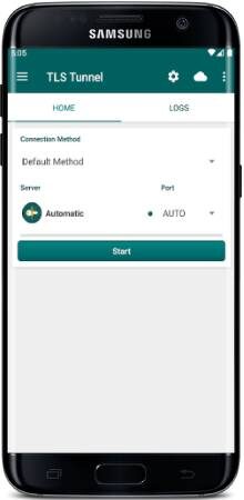 TLS túnel App para Android: Internet gratis ilimitado